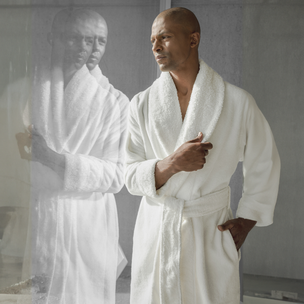 Abyss Comfy Bath Robe - Croissant | Fine Linen & Bath - FLandB.com