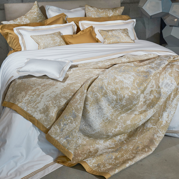 Celso de Lemos Waltz Bedding (Miel) | Ray of Sunshine Fine Linen ...
