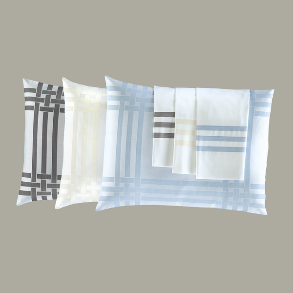 Downtown Company Sarah Bedding (Blue) | Luxury Fine Linens - FLandB.com
