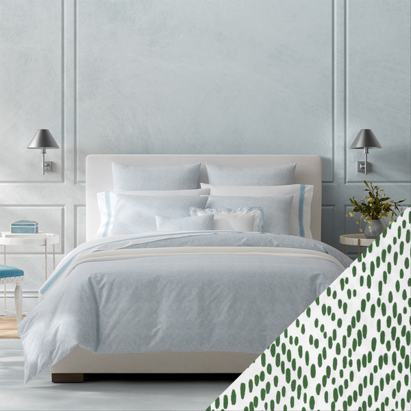 Matouk Duma Diamond Bedding (Grass) | Luxurious Bedding | FLandB ...