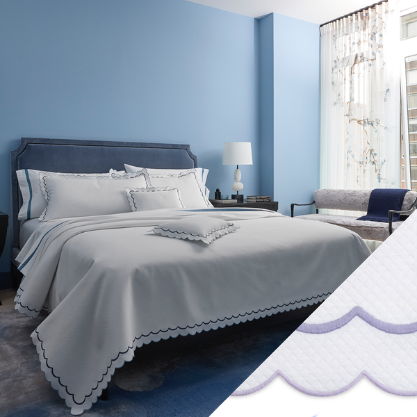 Matouk India Pique Bedding - FLandB.com