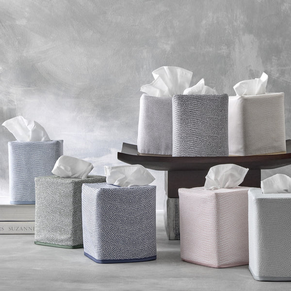 Matouk Jasper Tissue Box Cover - Dune | Pure Luxury Cotton | FLandB ...