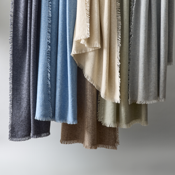 Matouk Maya Throw - Celadon | High End Throw Blanket | FLandB - FLandB.com
