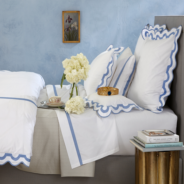 Matouk Mirasol Bedding (Bone) | High End Percale Bedding Online ...