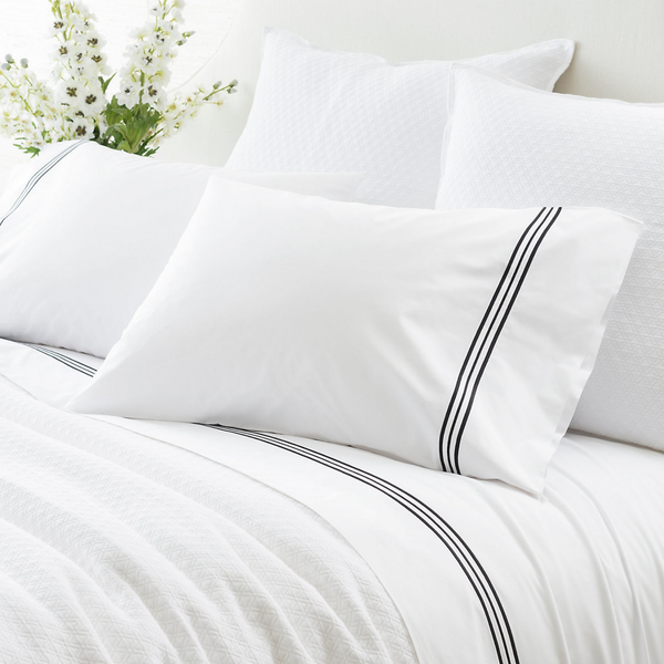 Pine Cone Hill Diamond Matelassé Bedding (White) | Premium Fine Linen ...