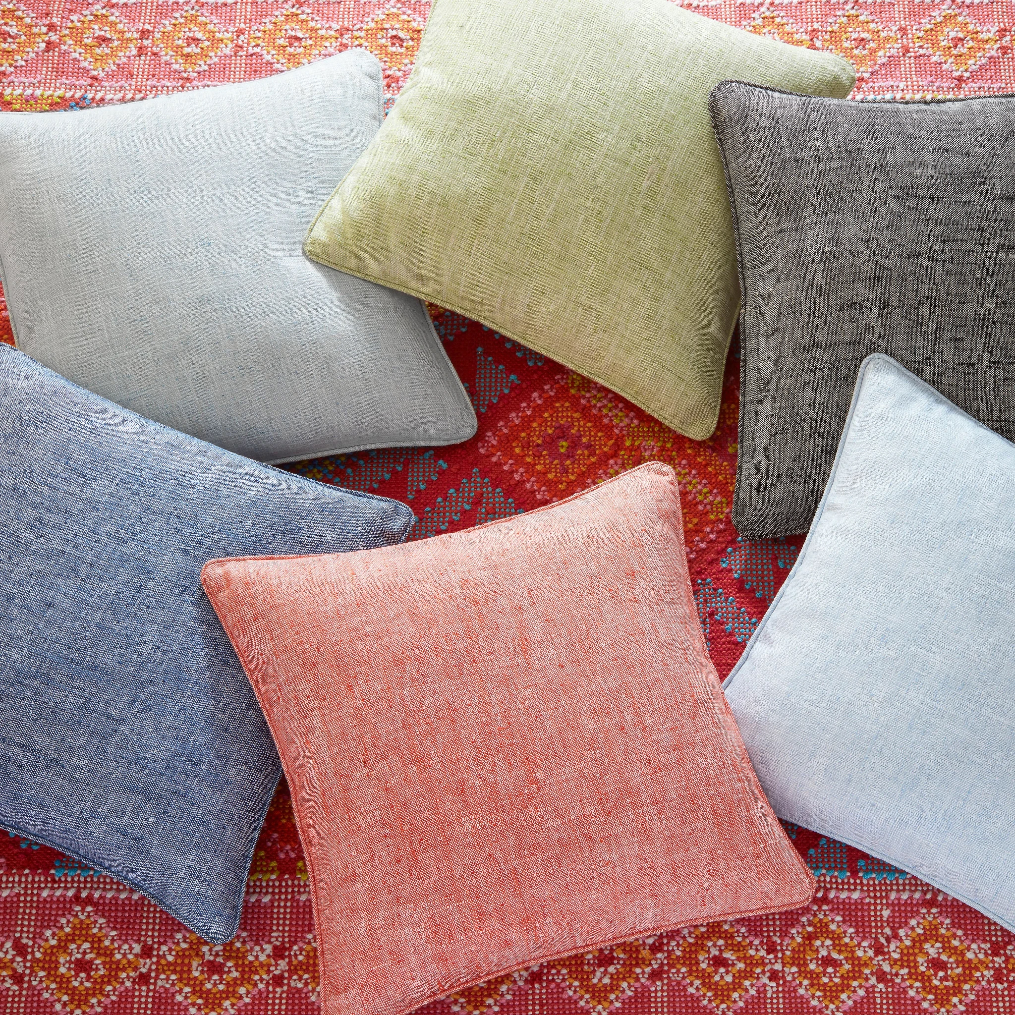 Pine Cone Hill Greylock Indoor/Outdoor Decorative Pillow (Soft French ...