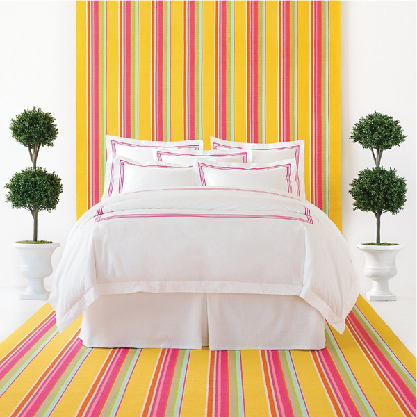 Pine Cone Hill Trio Bedding (Fuchsia) | Luxury Pure Cotton Linen ...