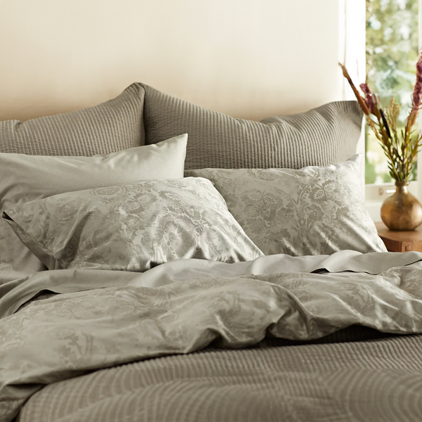 SDH Baton Rouge Bedding (Latte) | Luxury Designer Bedding - FLandB.com