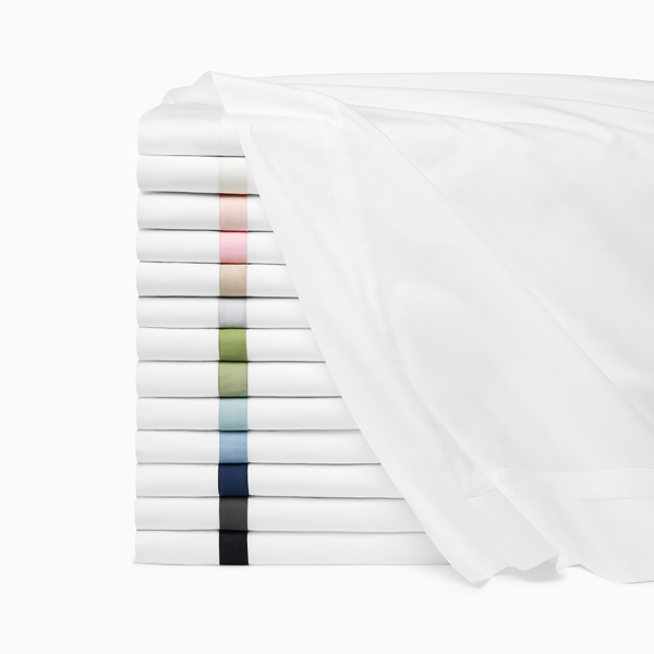 Sferra Estate Collection (White/Charcoal) | 5-Star Luxury Bedding ...