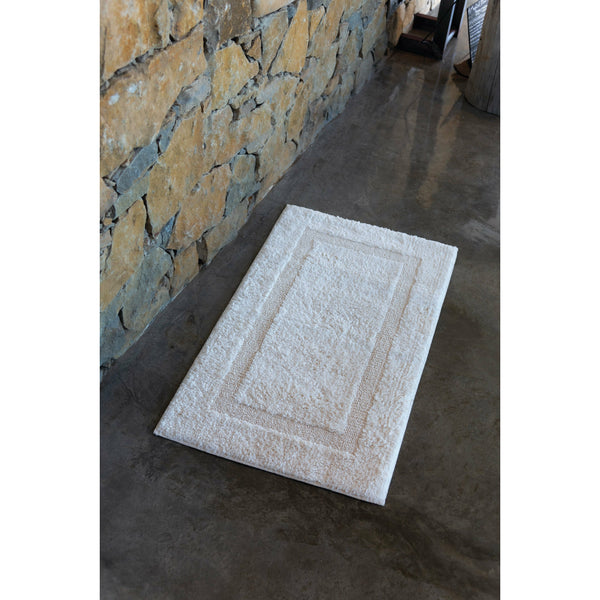 Graccioza Classic Bath Rug (White) | Premium Reversible Rug Online ...